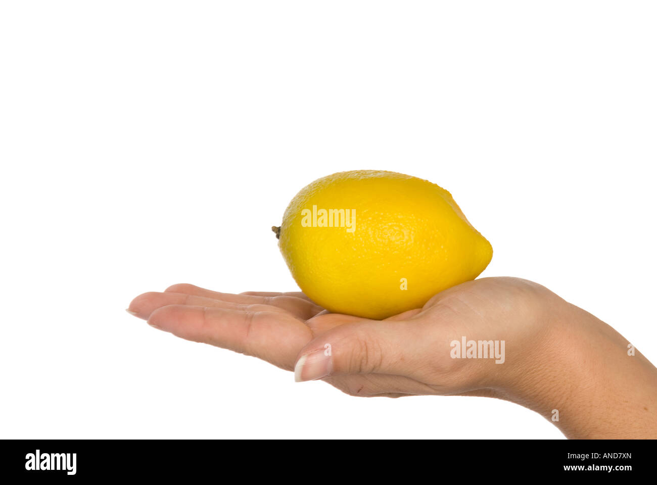 Main citron Banque de photographies et d’images à haute résolution - Alamy