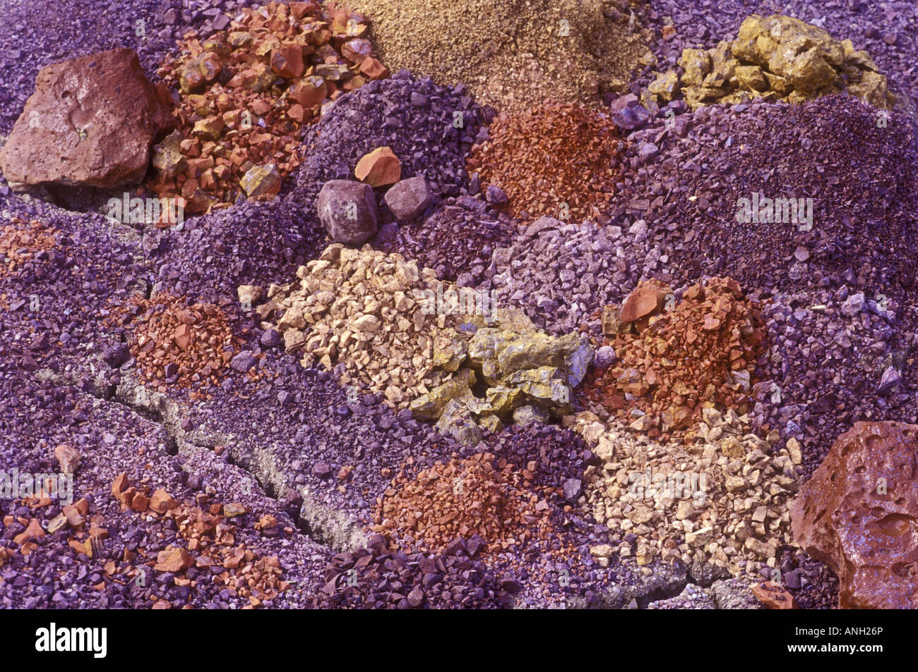 Différents types de roches et minéraux Banque de photographies et d ...