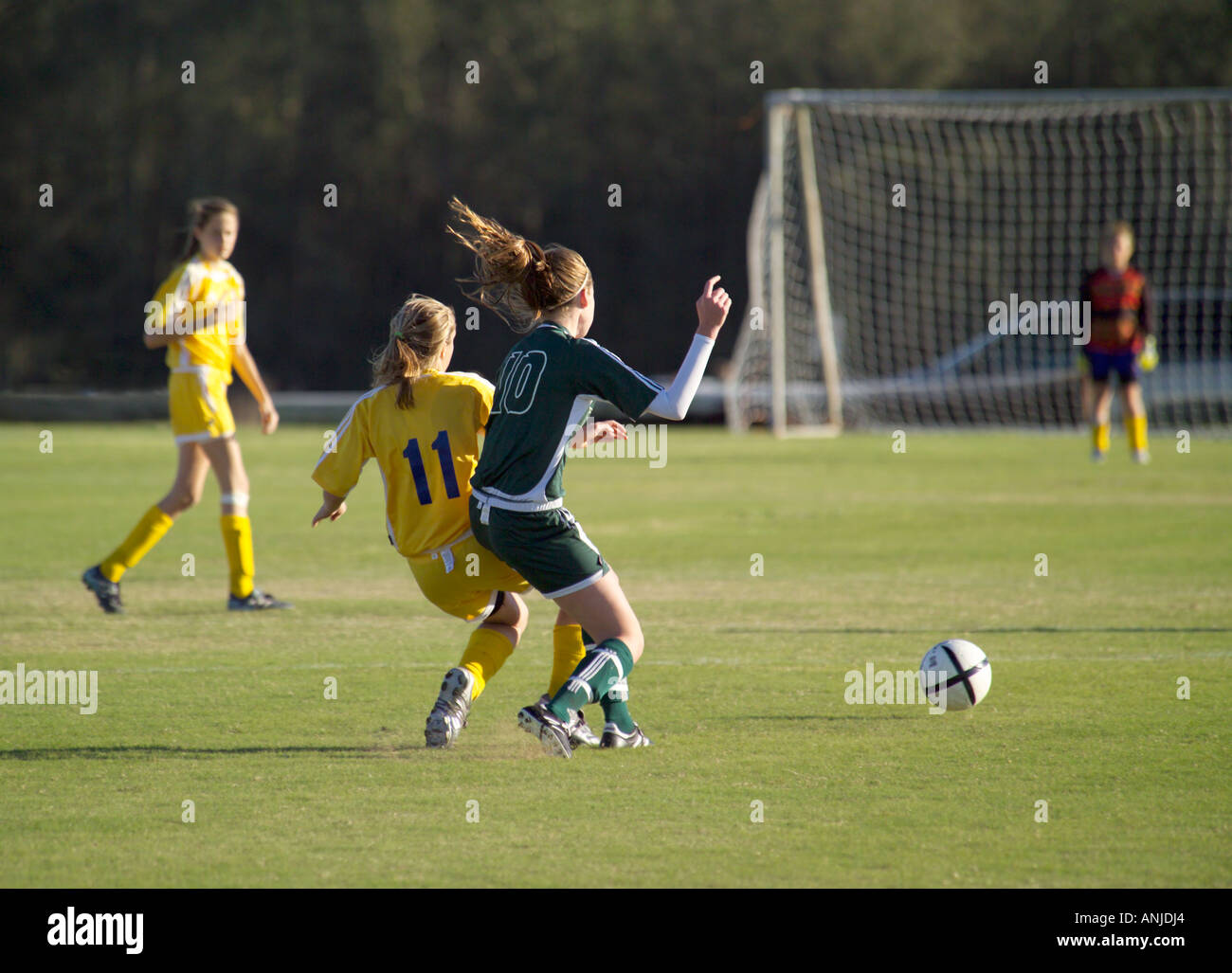 Match de foot des filles Banque de photographies et d’images à haute ...