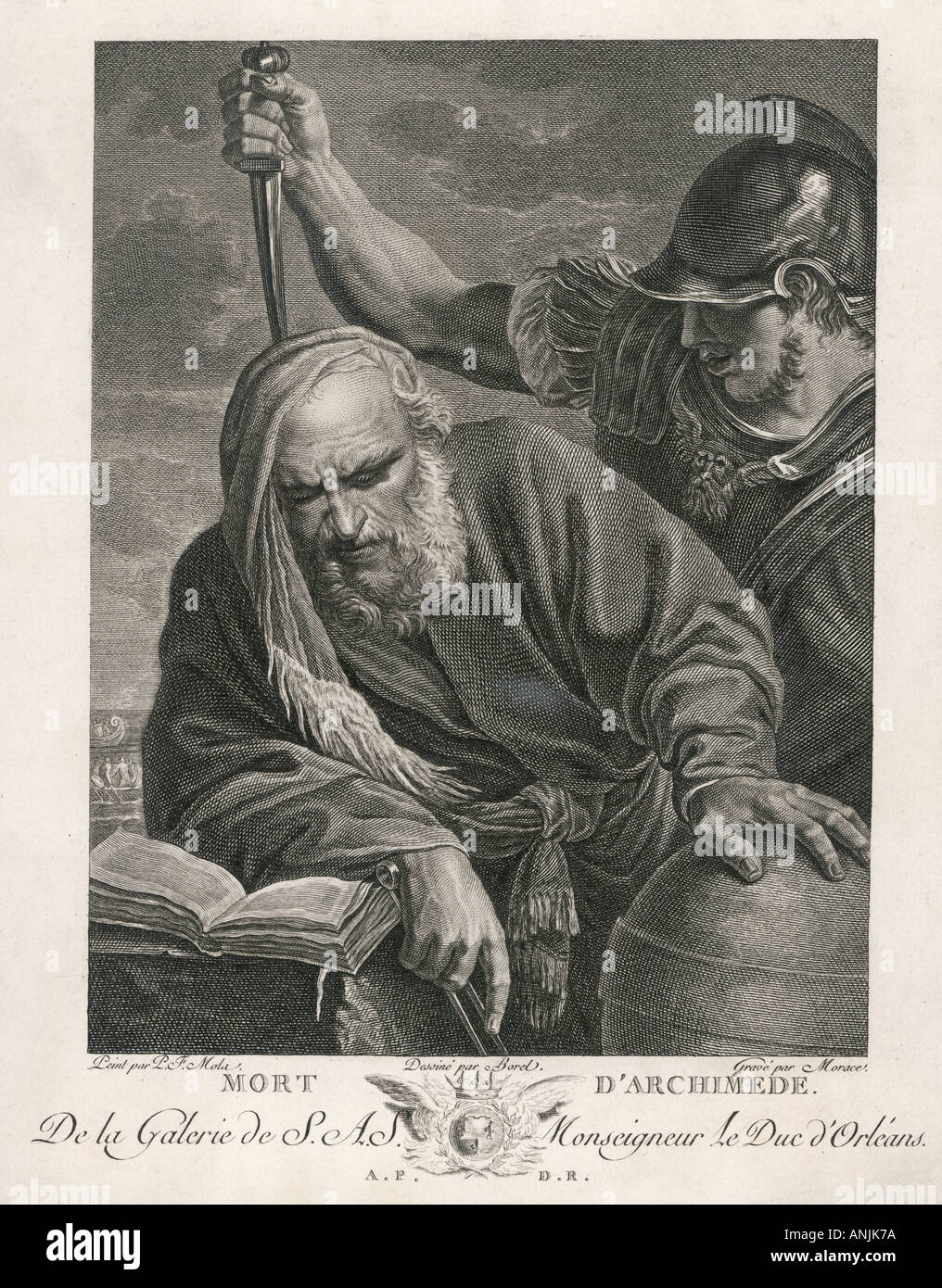 Archimède grec mathématicien inventeur Banque de photographies et d ...