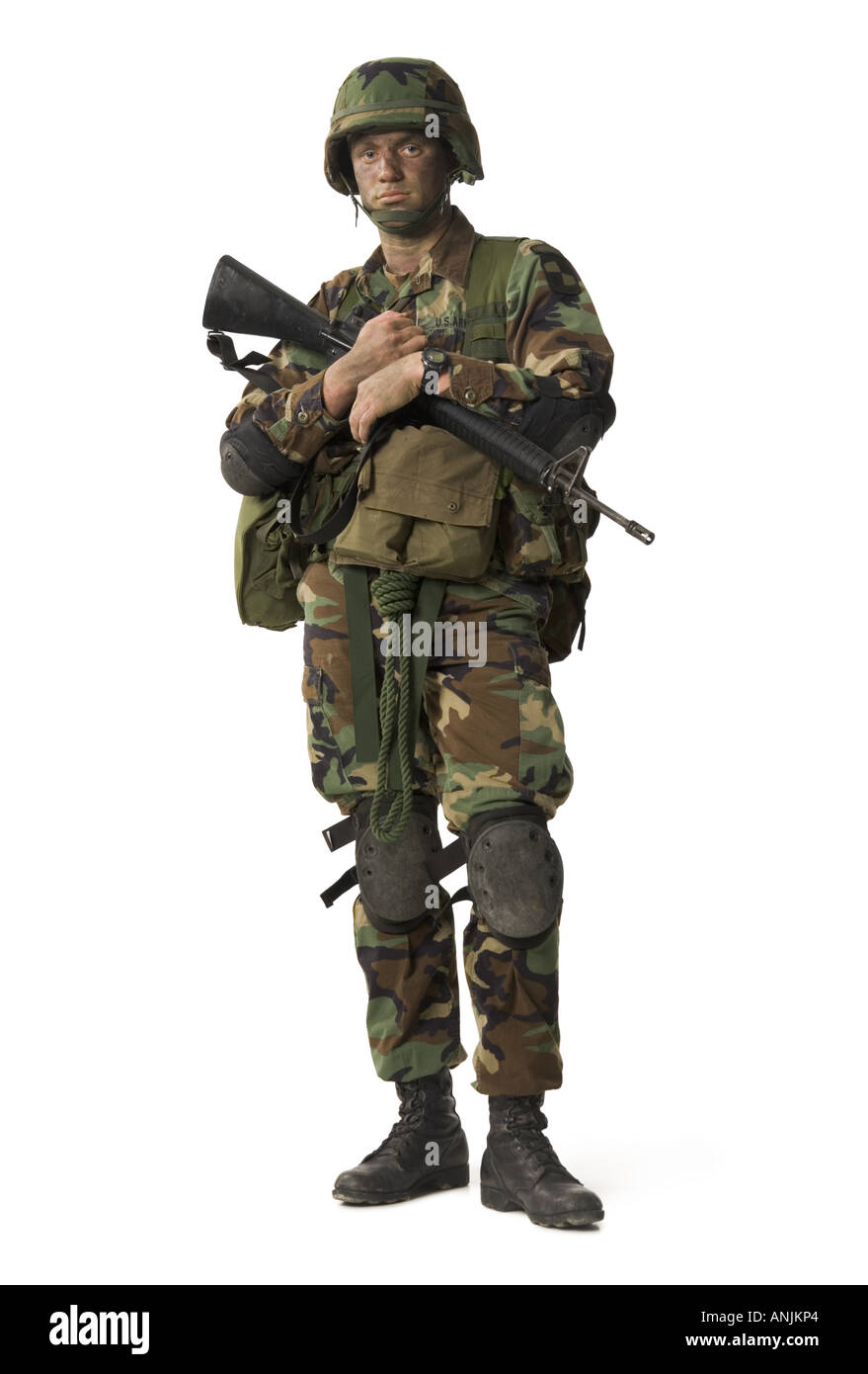 Soldat portrait Banque d'images détourées - Alamy