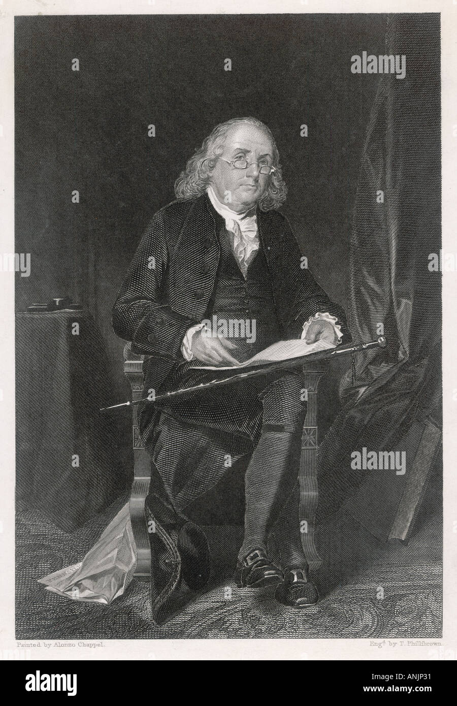 Scientist and statesman franklin Banque de photographies et d’images à ...