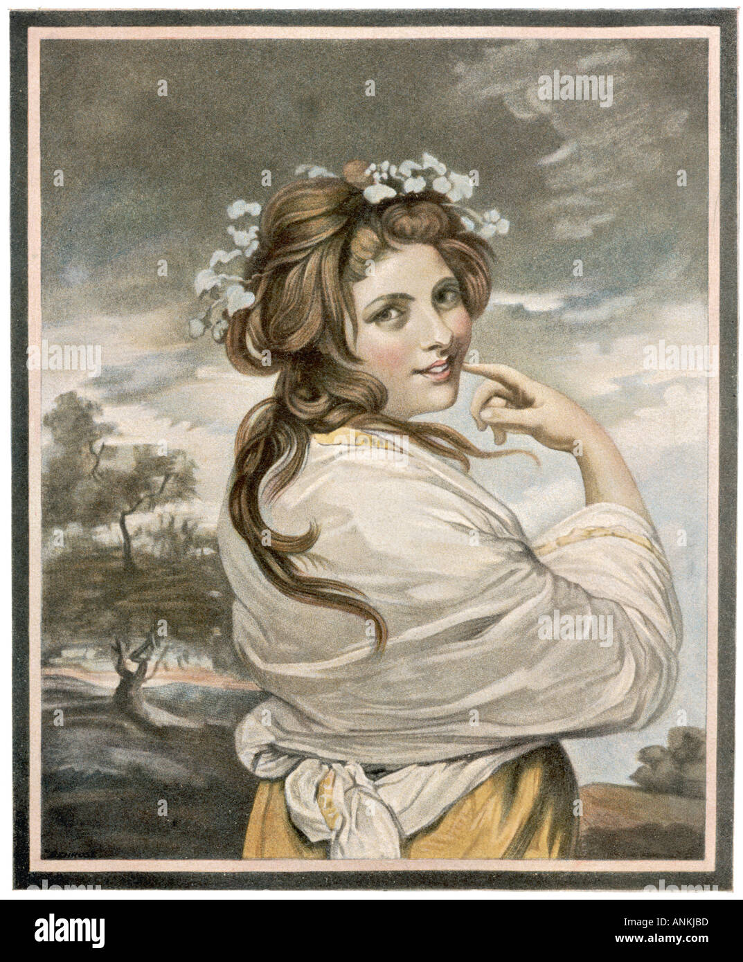 Lady hamilton en bacchante Banque de photographies et d’images à haute ...