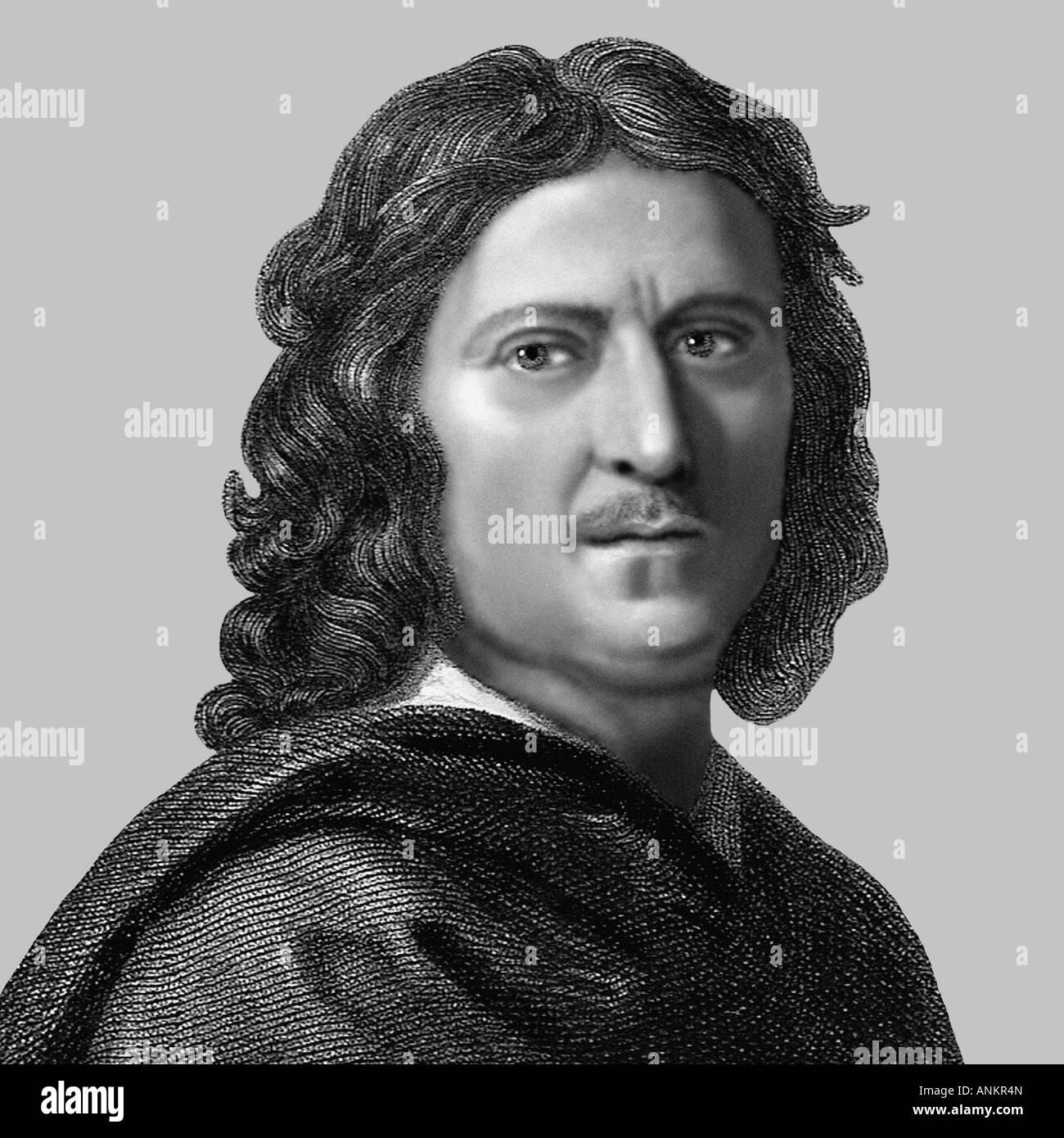 Nicolas poussin peintre Banque d'images noir et blanc - Alamy