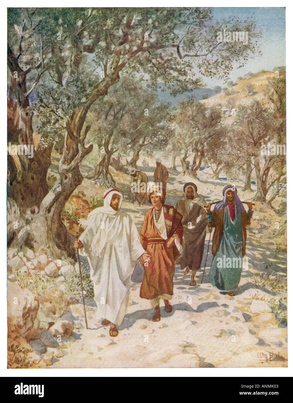 Jesus and disciples Banque de photographies et d’images à haute ...