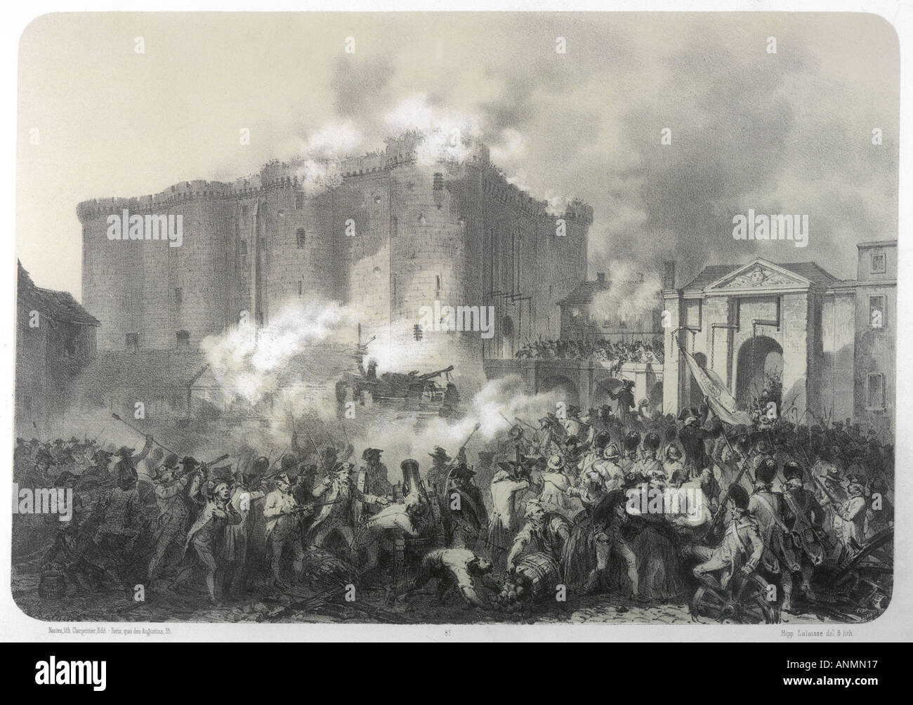 Storming the bastille Banque de photographies et d’images à haute ...