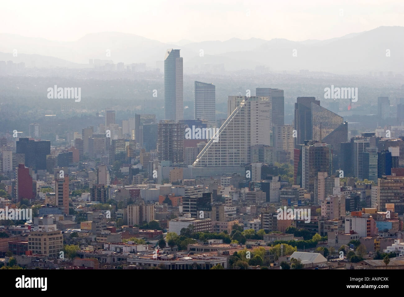 La pollution de l'air Le smog à Mexico Mexique Photo Stock - Alamy