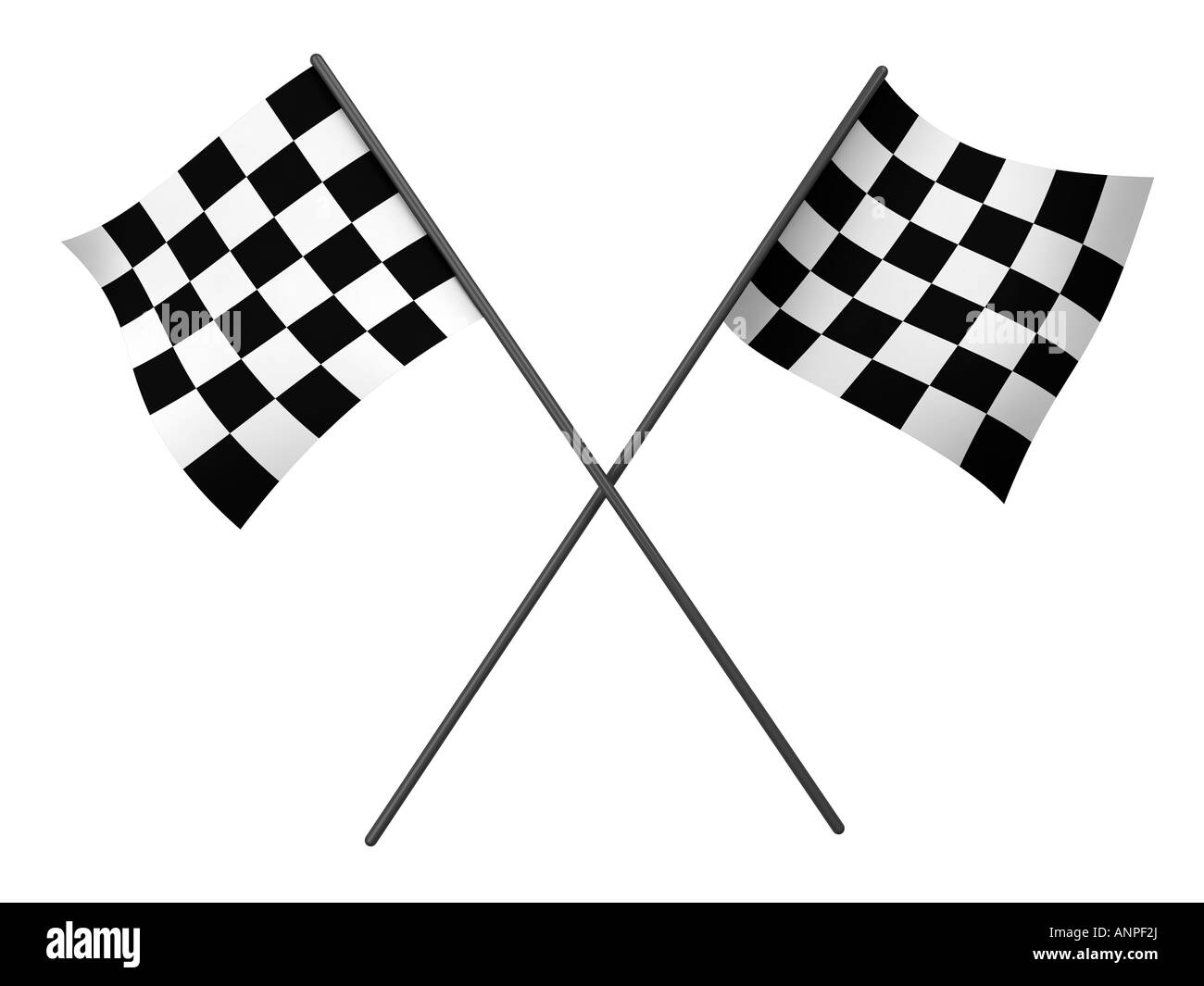 Drapeau à damiers fin fin de course Photo Stock - Alamy