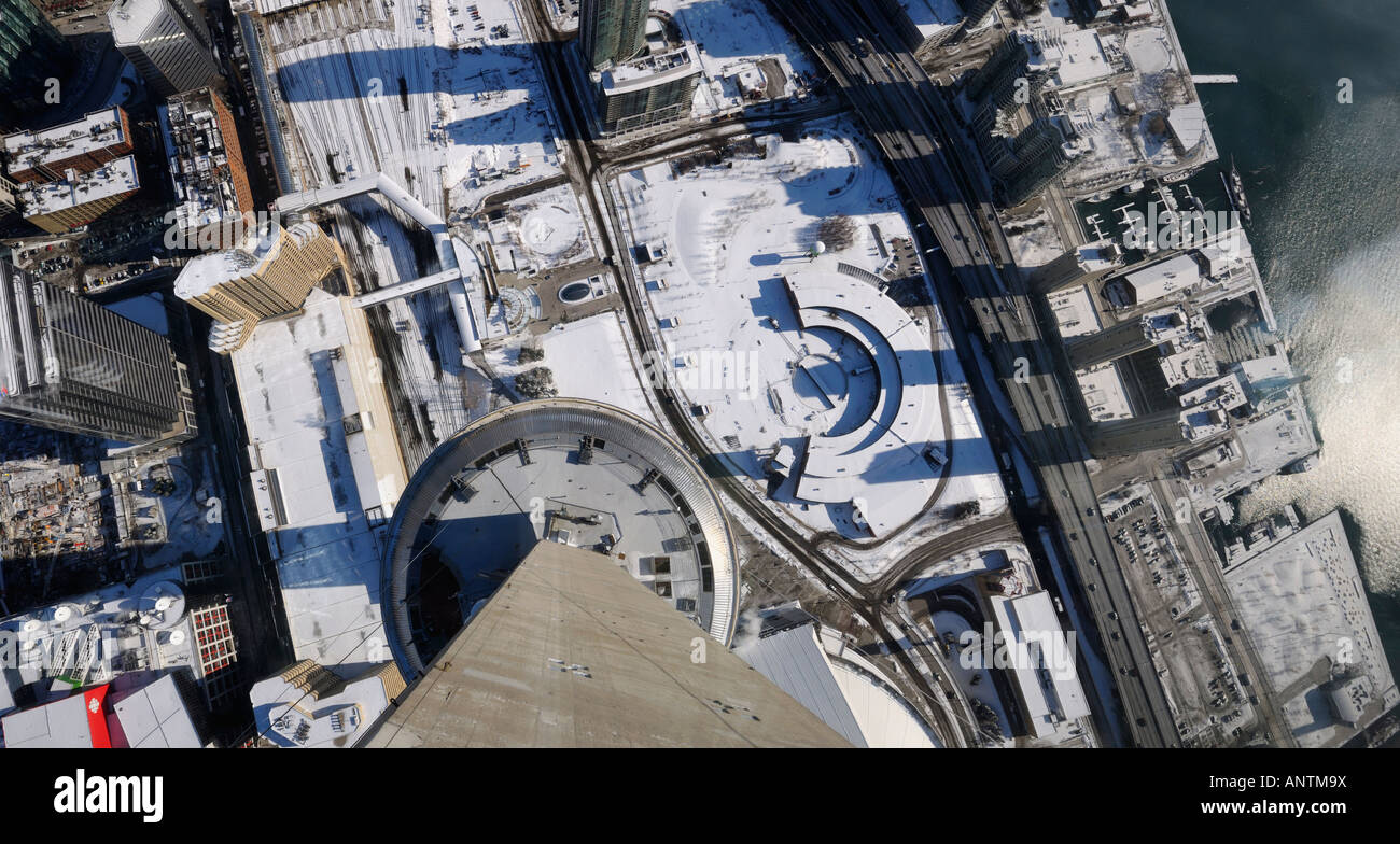 Birds Eye View of Toronto Convention Centre Roundhouse ferroviaire et ...