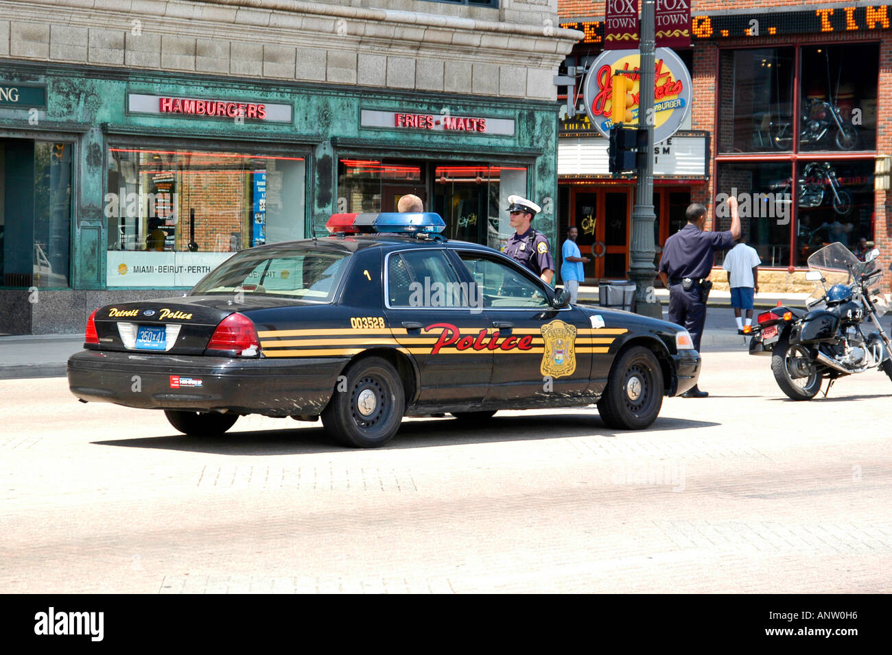 Detroit police car Banque de photographies et d’images à haute ...