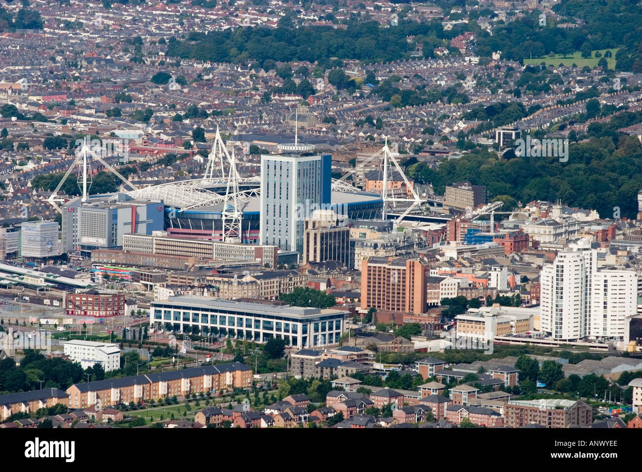 Cardiff millenium stadium aerial Banque de photographies et d’images à ...