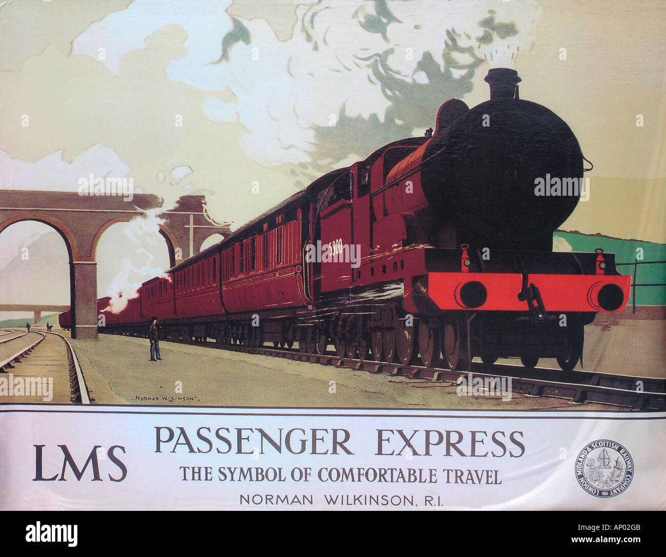 Affiche ferroviaire Banque de photographies et d’images à haute ...