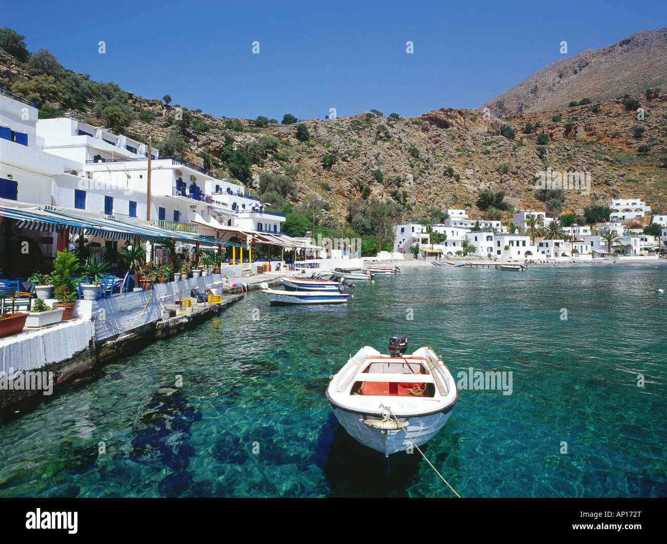 Loutro, Crète, Grèce Photo Stock - Alamy