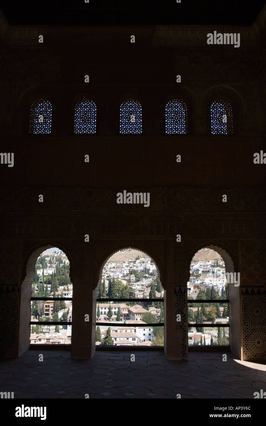 Alhambra calligraphy decoration granada Banque de photographies et d ...