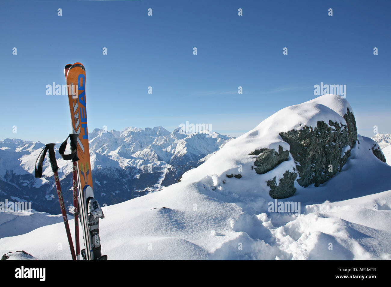 Mont fort in winter verbier Banque de photographies et d’images à haute ...