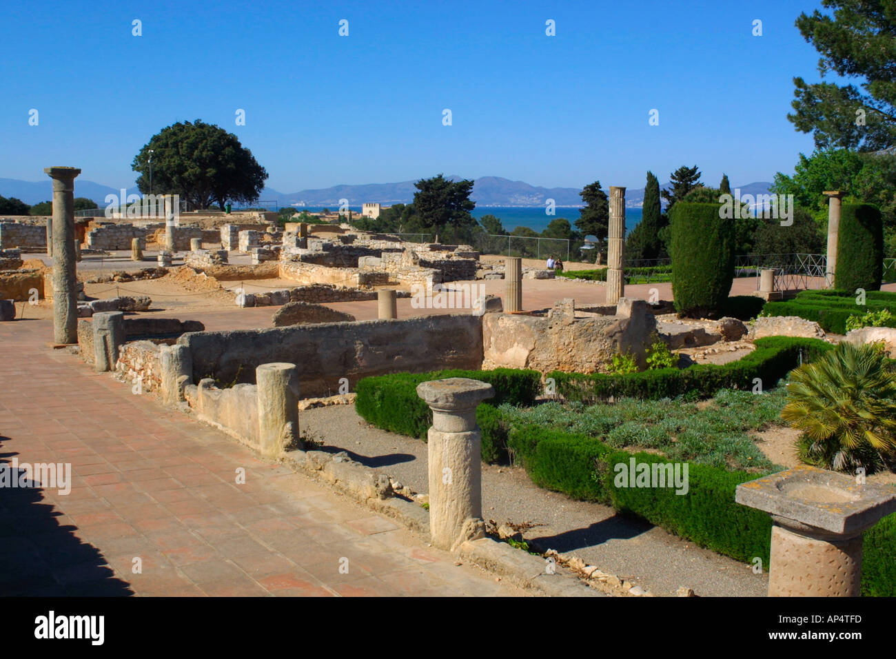 Les ruines romaines d'Empuries à l'Escala en Espagne Photo Stock - Alamy