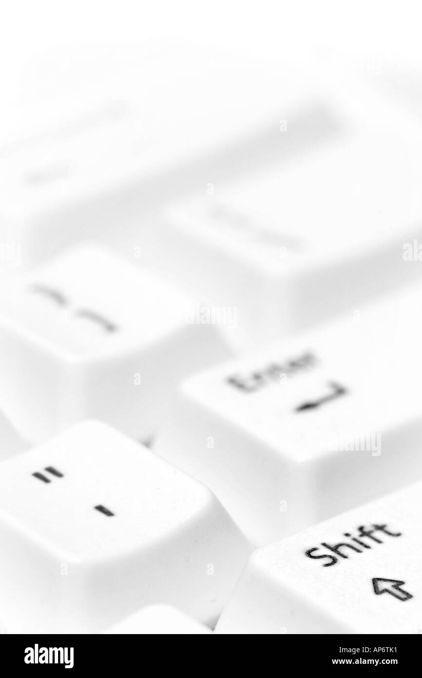 Touche majuscule Banque d'images noir et blanc - Alamy