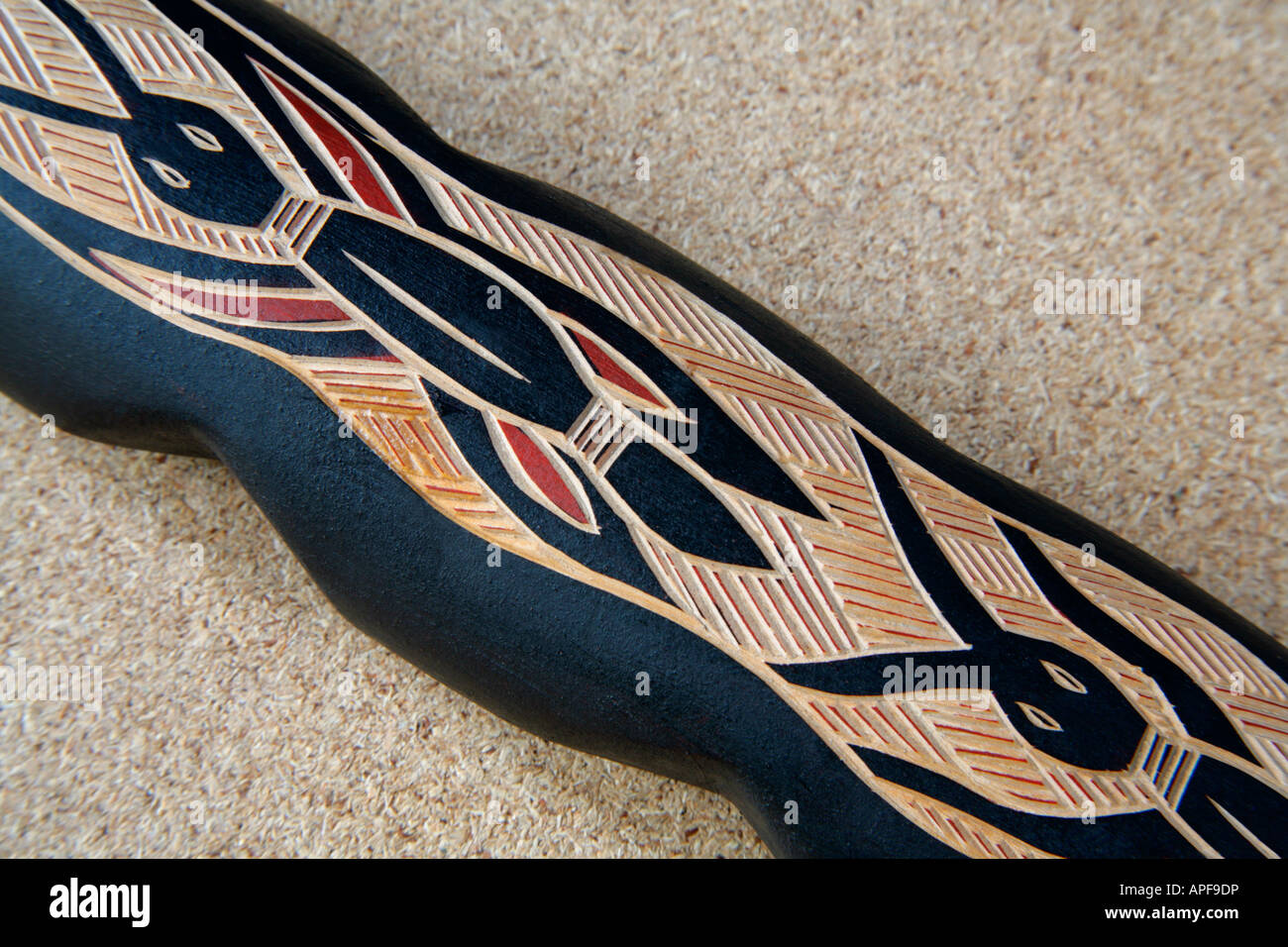Autochtones traditionnels australiens de sculpture sur bois d'art ...