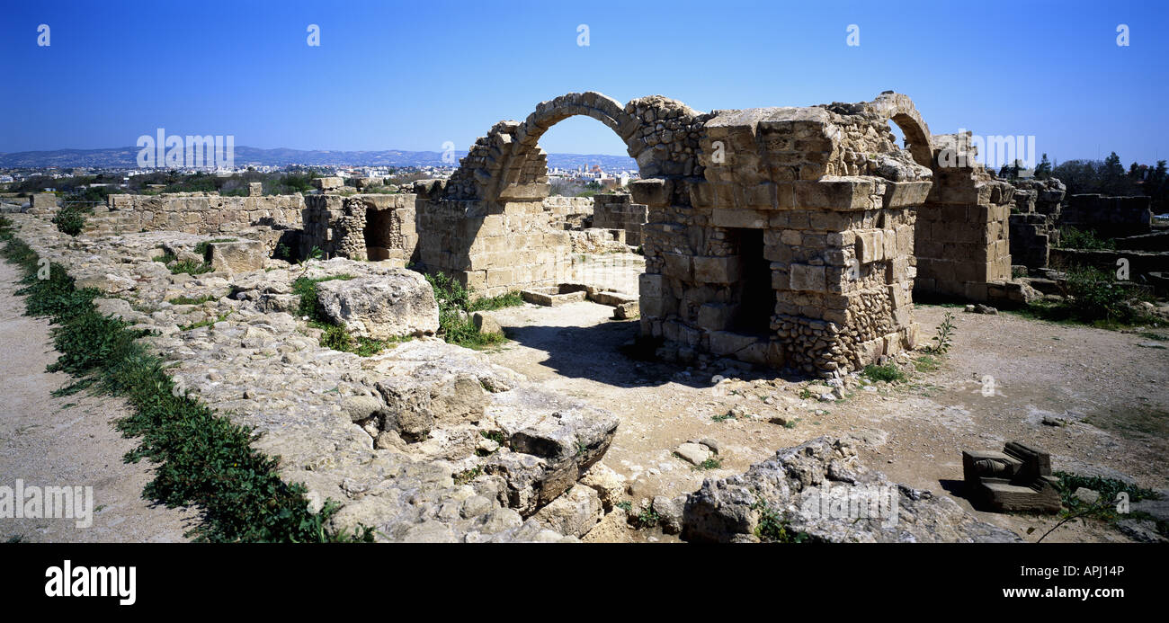 Géographie / voyage, Chypre, Paphos, châteaux, Saranda Kolones château ...