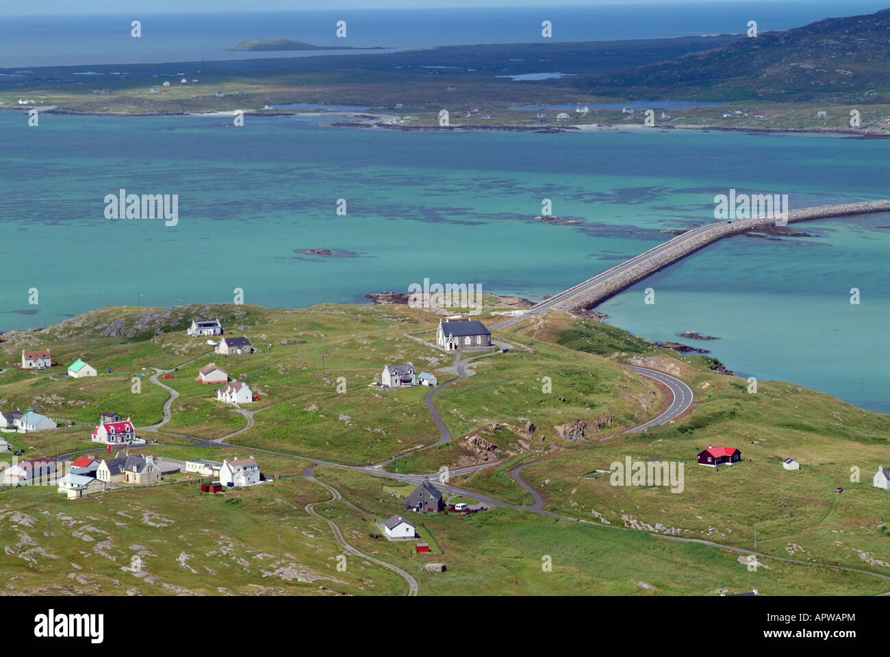 Causeway à South Uist isle d'eriskay western isles ecosse Outer ...