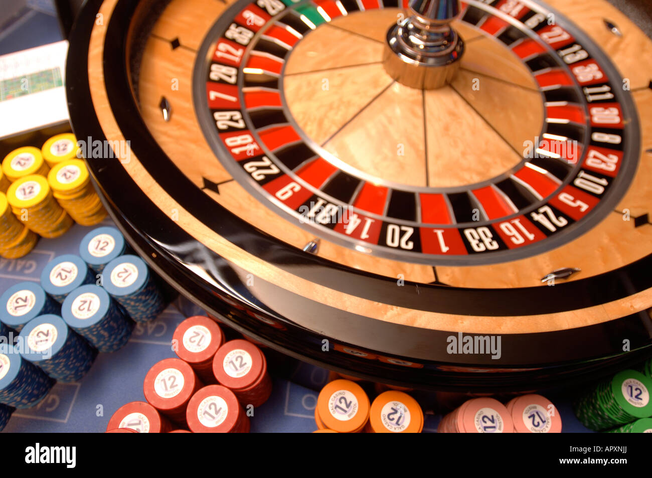 Croupier roulette wheel Banque de photographies et d’images à haute ...