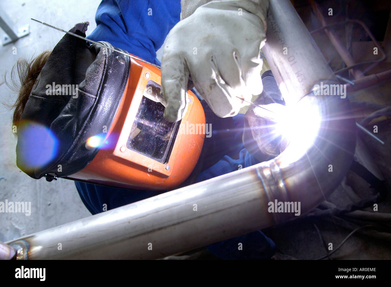 Pipe welding Banque de photographies et d’images à haute résolution - Alamy