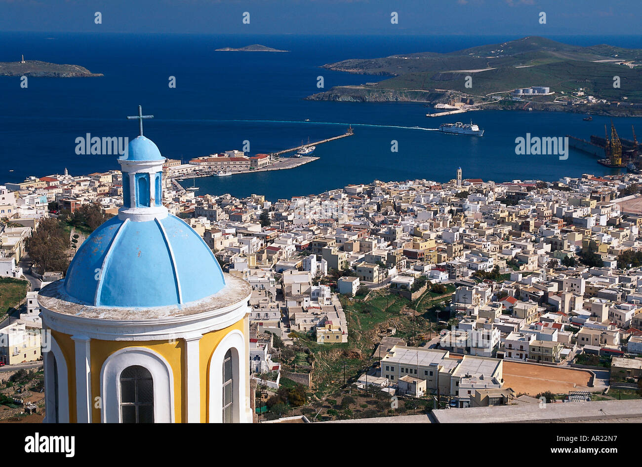 Avis de Ano Syros Ermoupolis à Syros, Cyclades, Mer Égée, Grèce, France ...