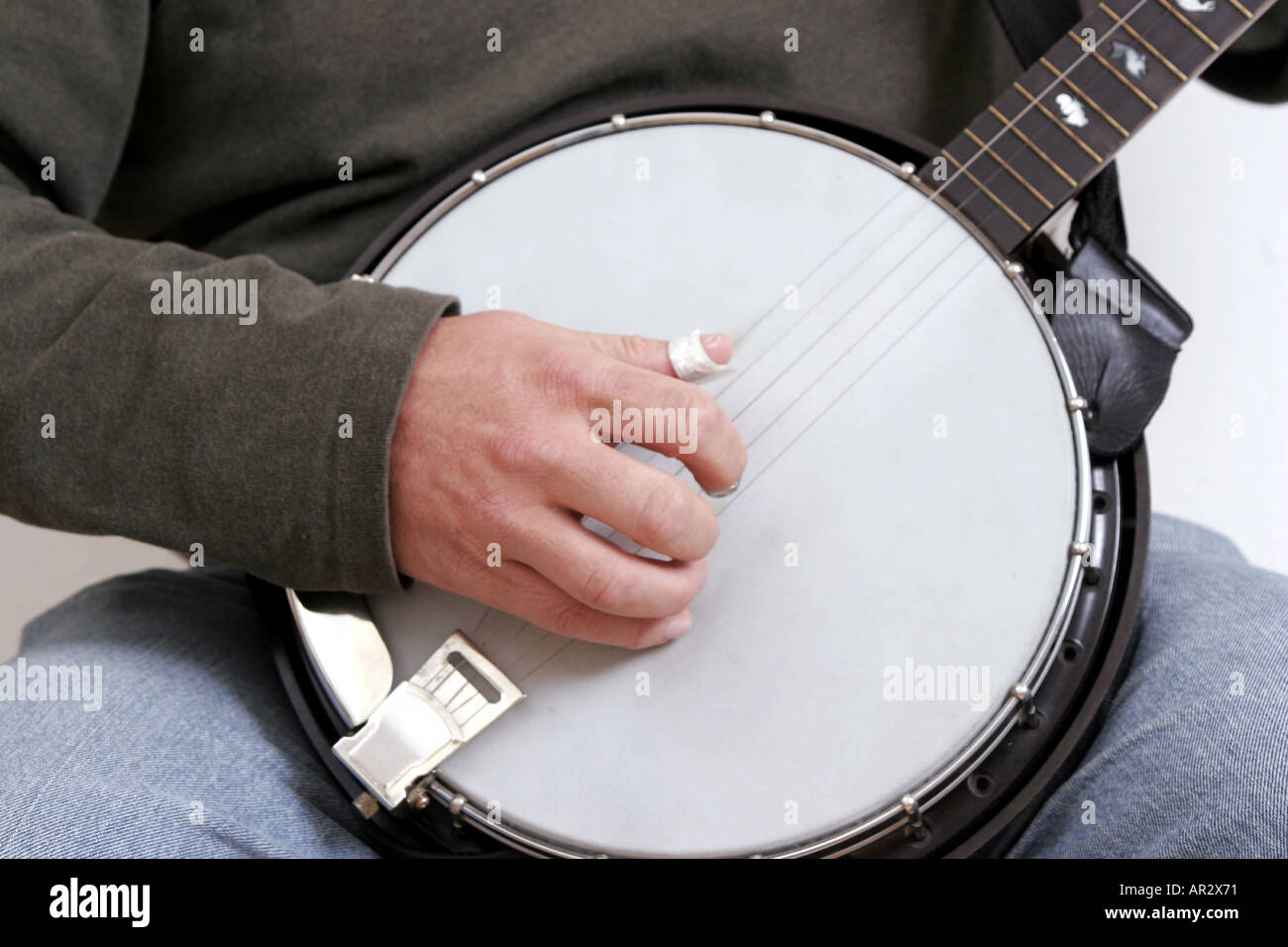 Man playing banjo Banque de photographies et d’images à haute ...