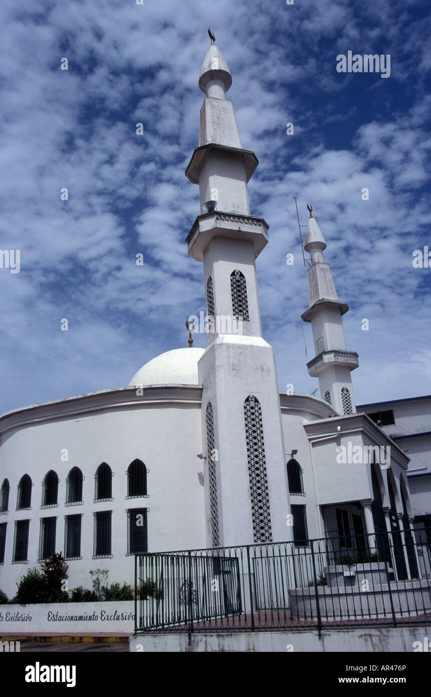 Jama Masjid mosquée musulmane dans la ville de Panama, Panama, Amérique ...