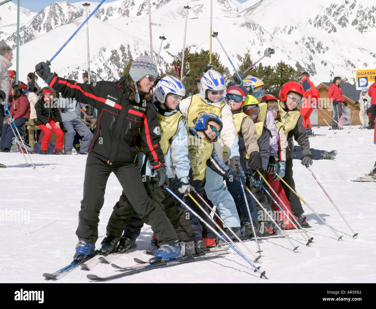 Ski soldeu resort andorra Banque de photographies et d’images à haute ...