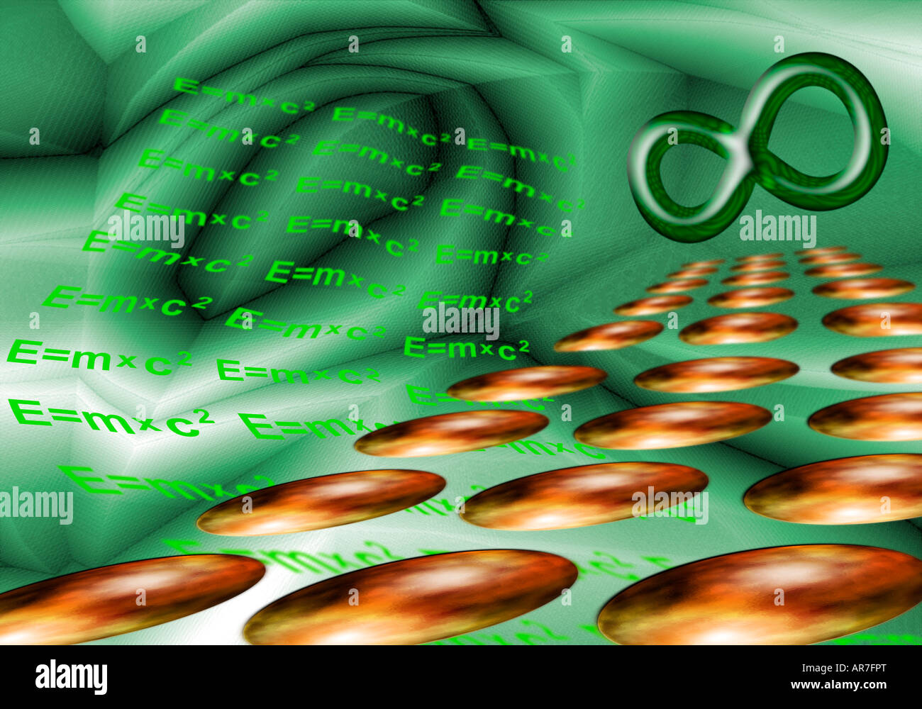 Formule d'équivalence masse-énergie et de la relativité de symboles relatifs à l'Albert Einstein ...