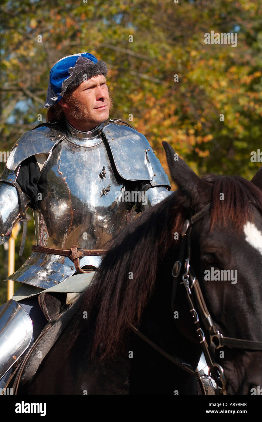 Armures a cheval moyen age Banque de photographies et d’images à haute ...