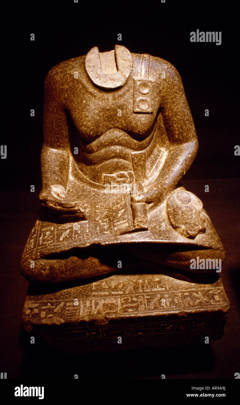 Le Musée de Louxor Égypte Montuhotep Vizir de l'Empire du milieu de la ...