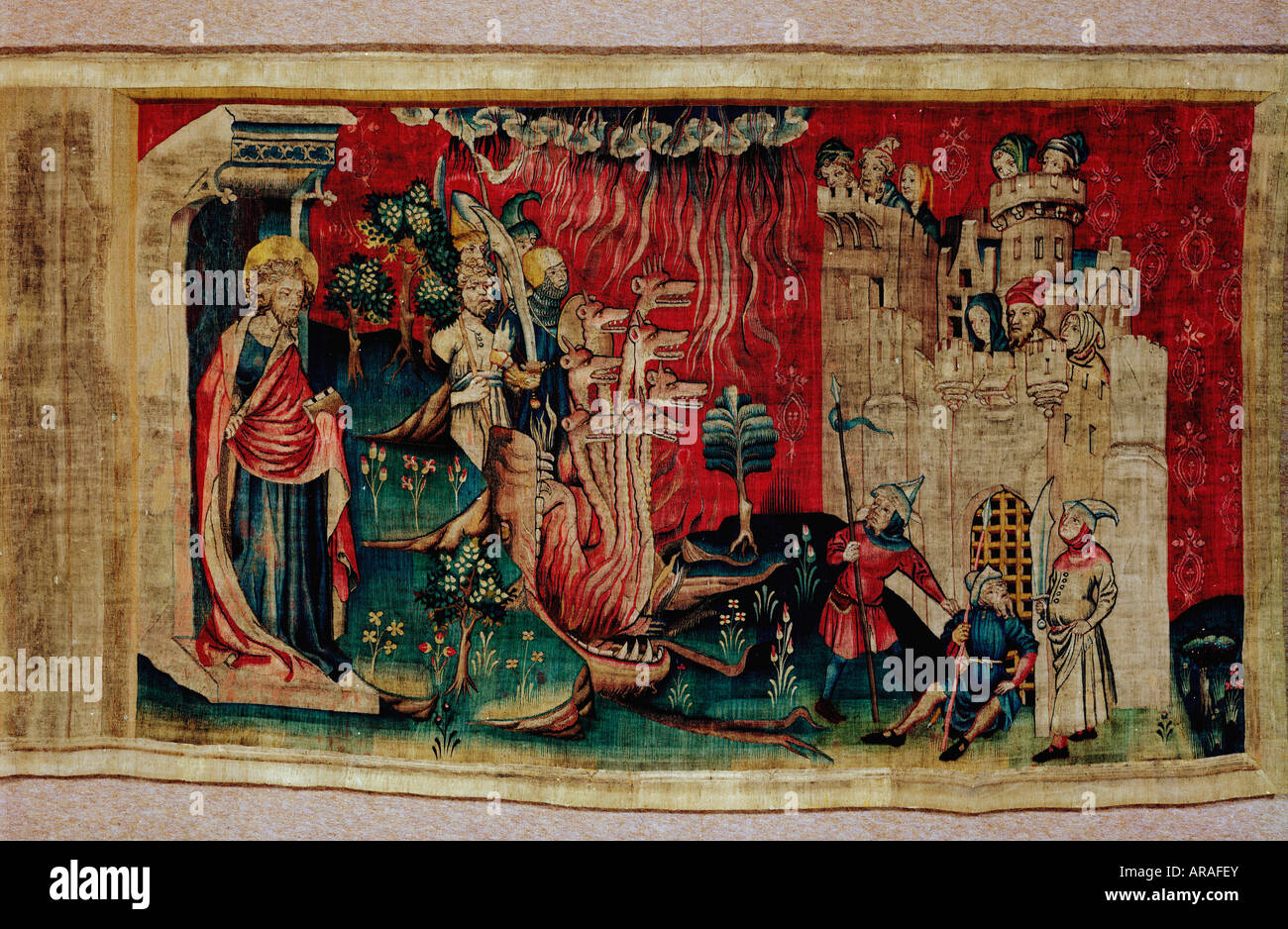 Angers, Tapisserie der Apokalypse von Angers, la tenture de l ...