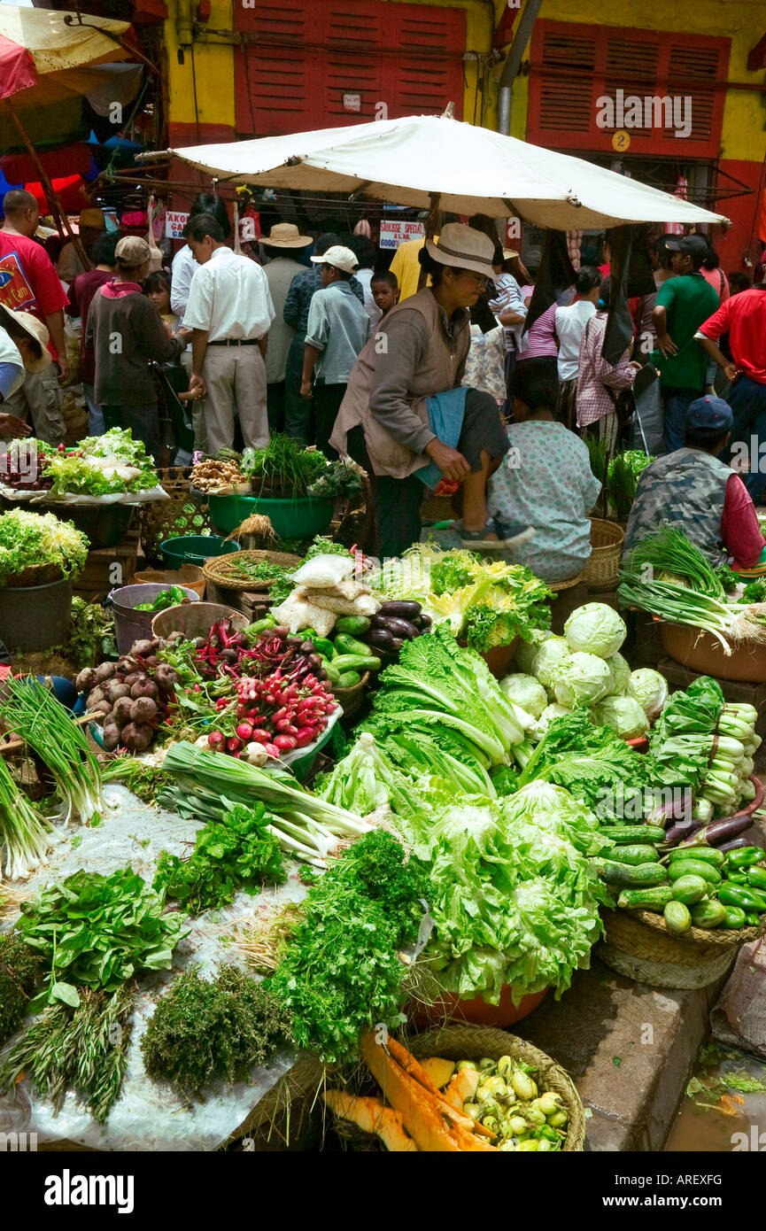 Madagascar antananarivo fruit market Banque de photographies et d ...