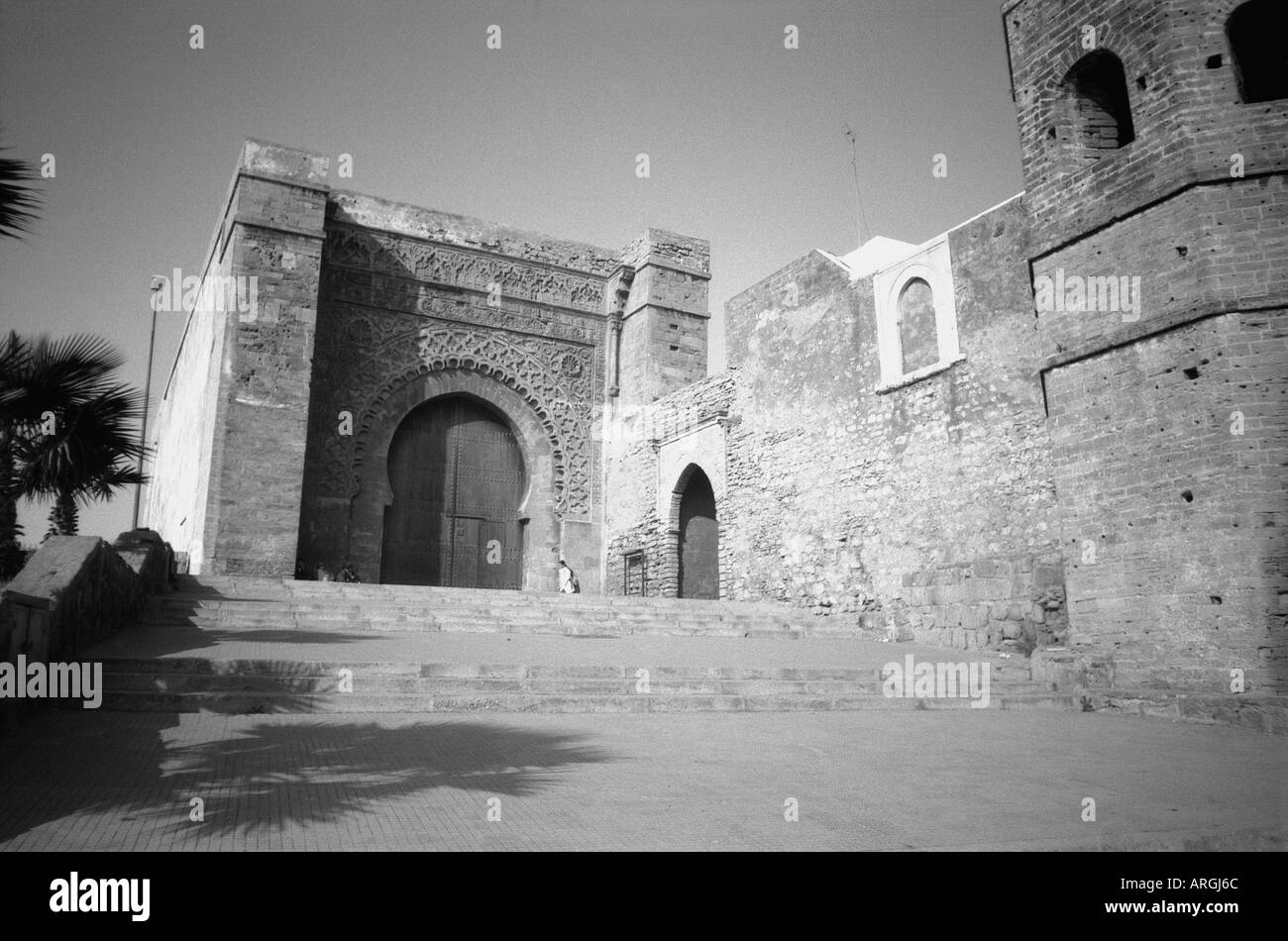 Maghrebian architecture Banque d'images noir et blanc - Alamy