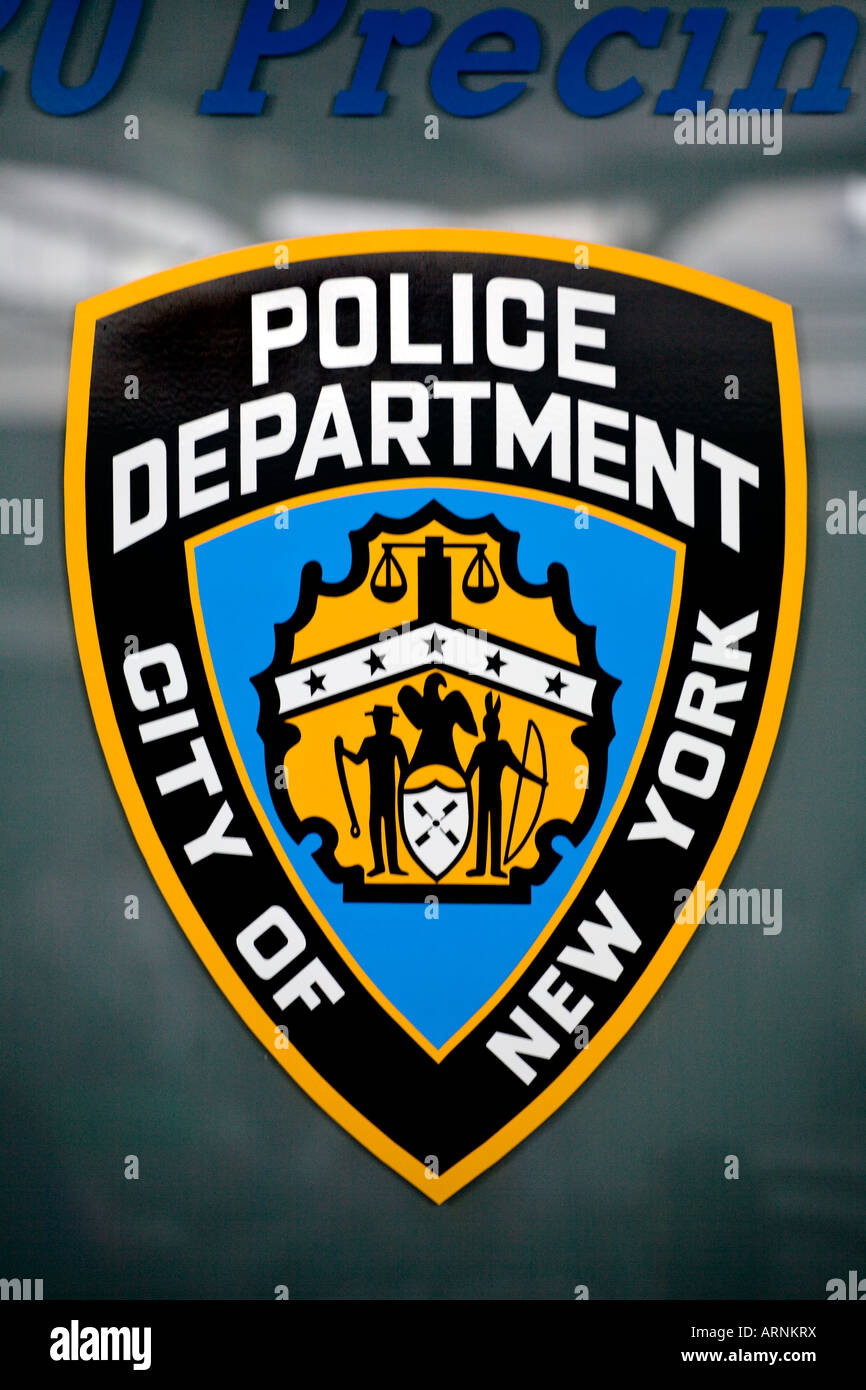 Official logo of the nypd Banque de photographies et d’images à haute ...