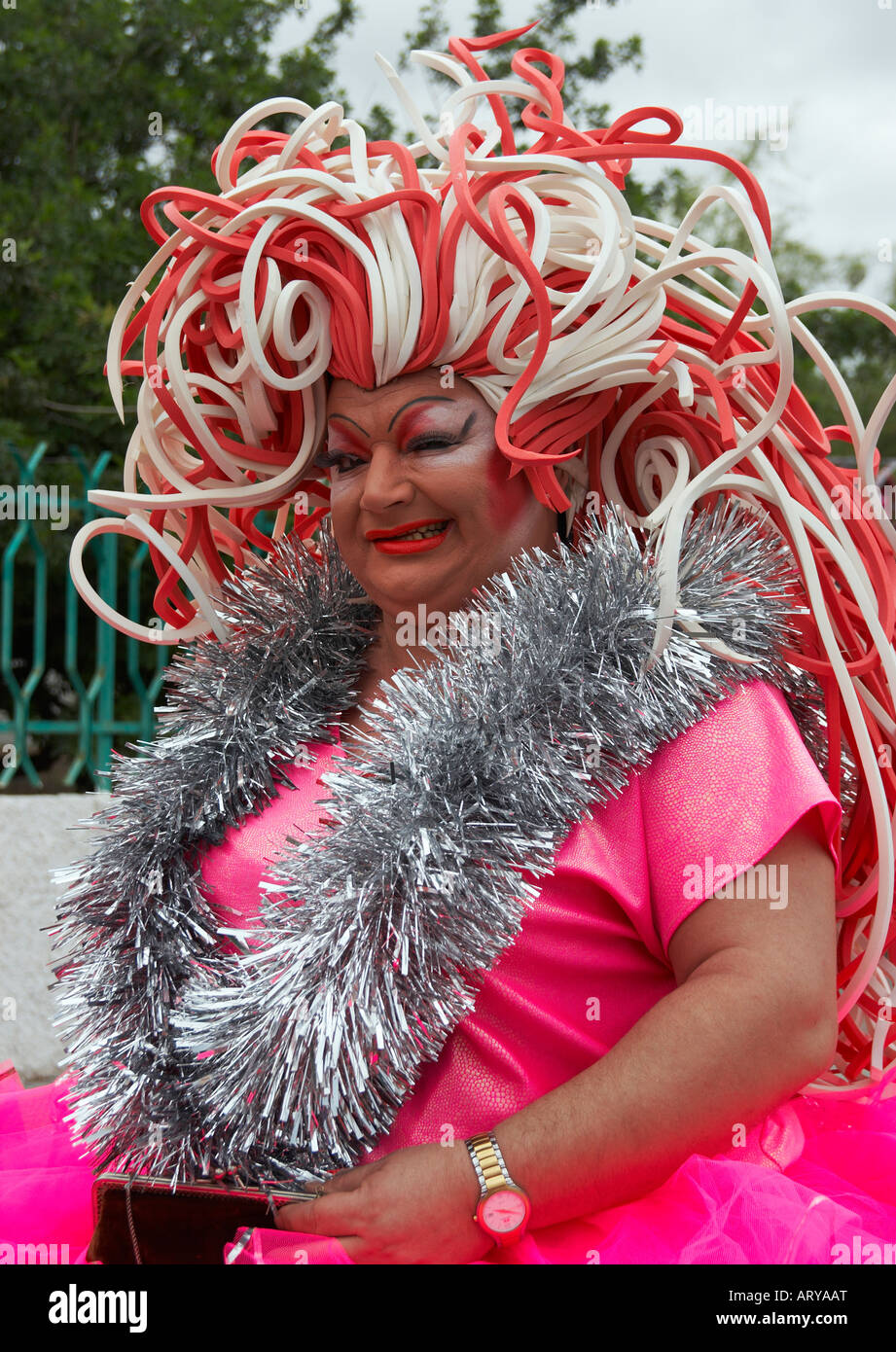 Drag Queen au carnaval de Gran Canaria dans les îles Canaries Photo ...
