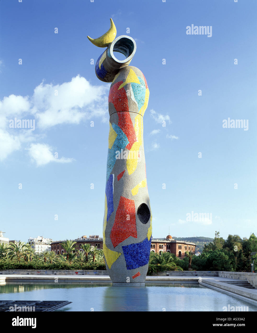 Sculpture statue parc joan miro Banque de photographies et d’images à ...