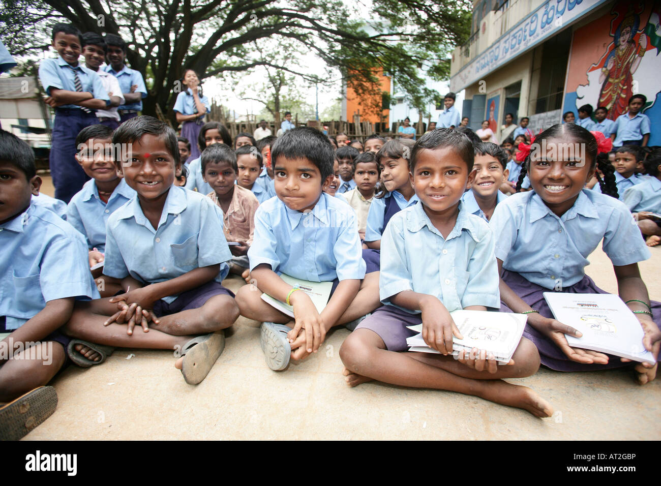 Indian school kids Banque de photographies et d’images à haute ...