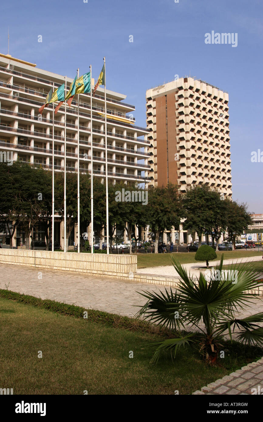 Sénégal Dakar Place de l'indépendance Photo Stock - Alamy