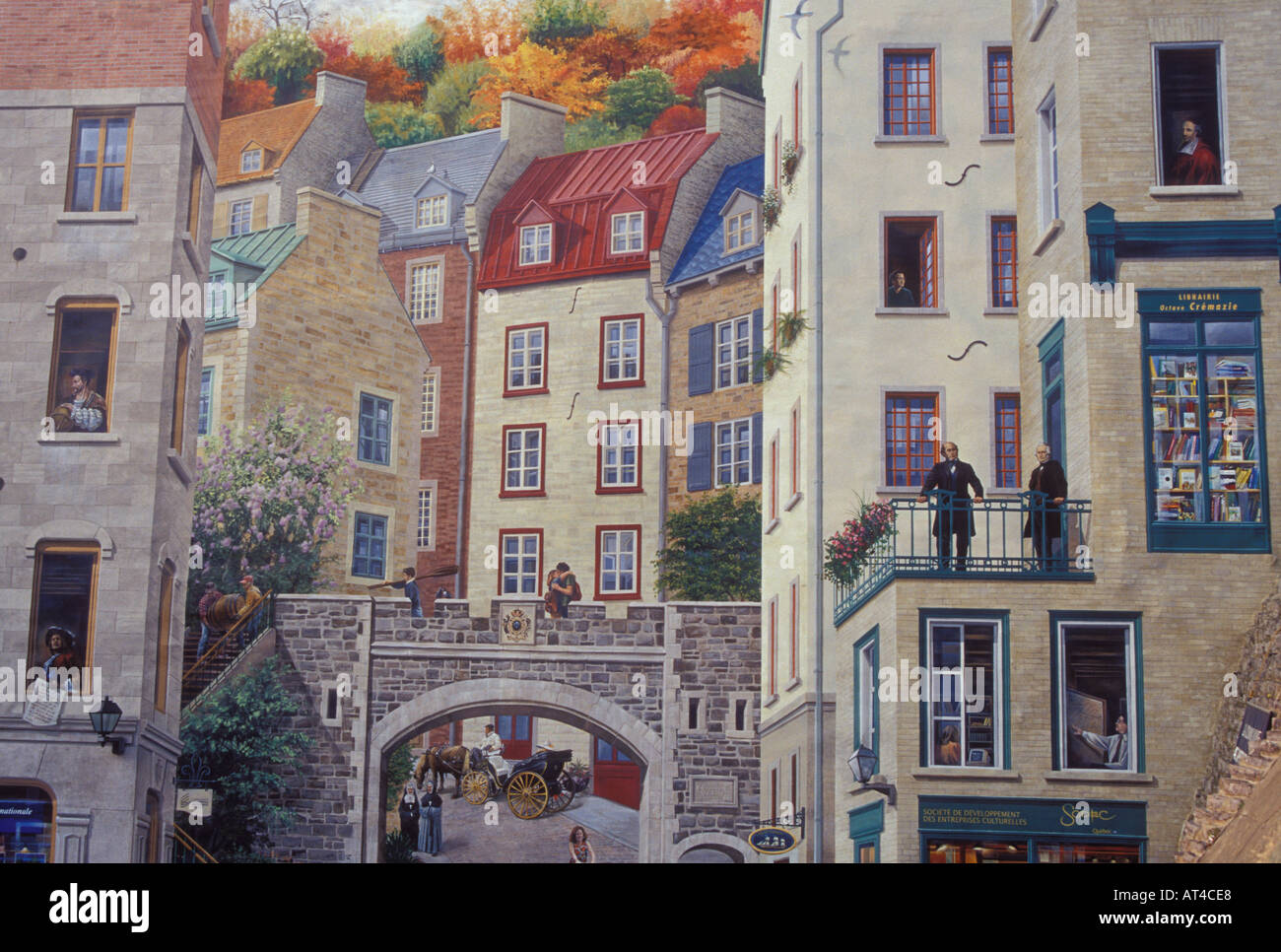 Fresque des quebecois Banque de photographies et d’images à haute ...