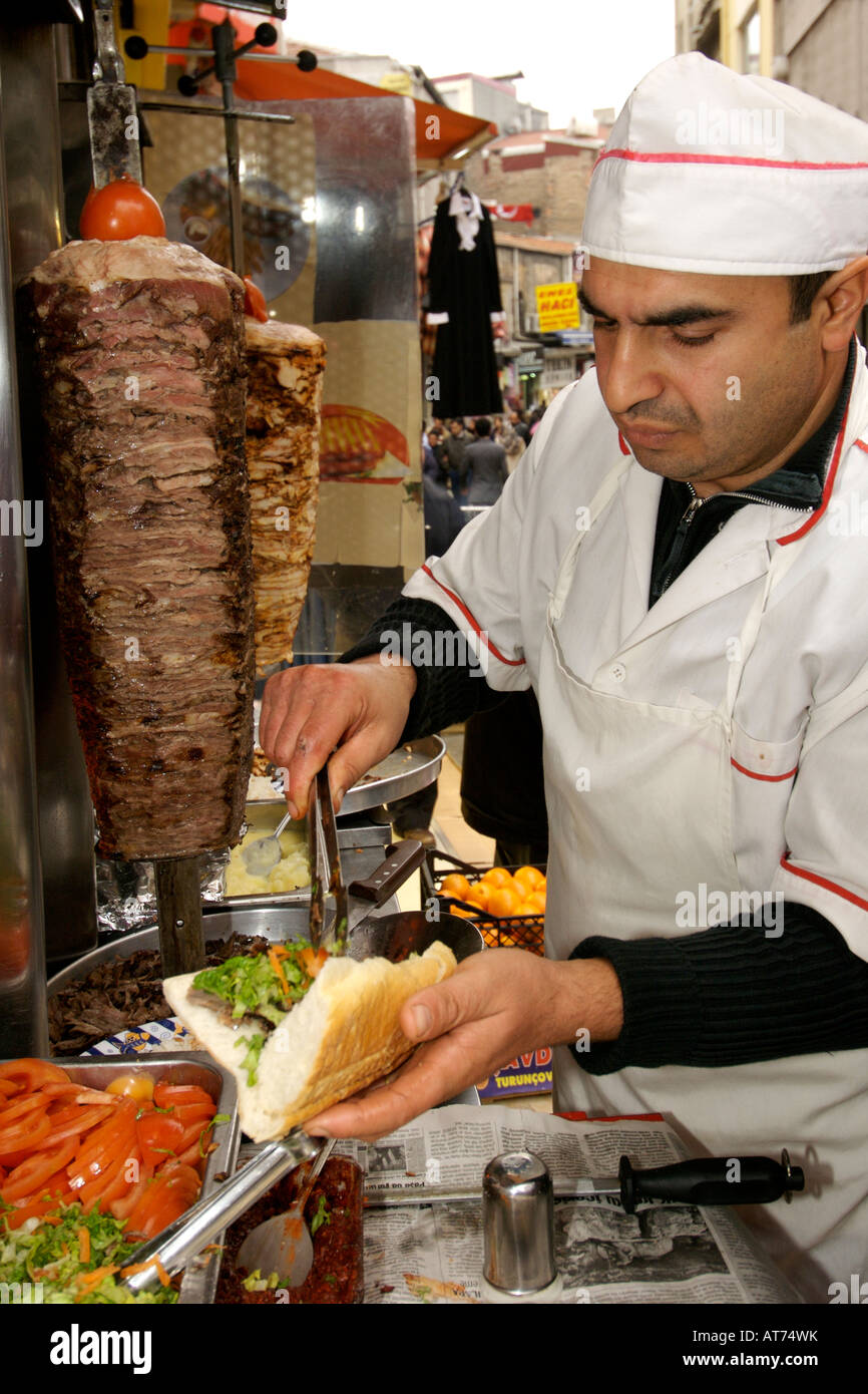 Stalle de doner kebab Banque de photographies et d’images à haute ...