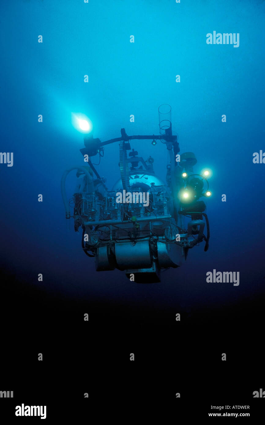 La mer des caraïbes sous-marin johnson lien océan atlantique Photo ...