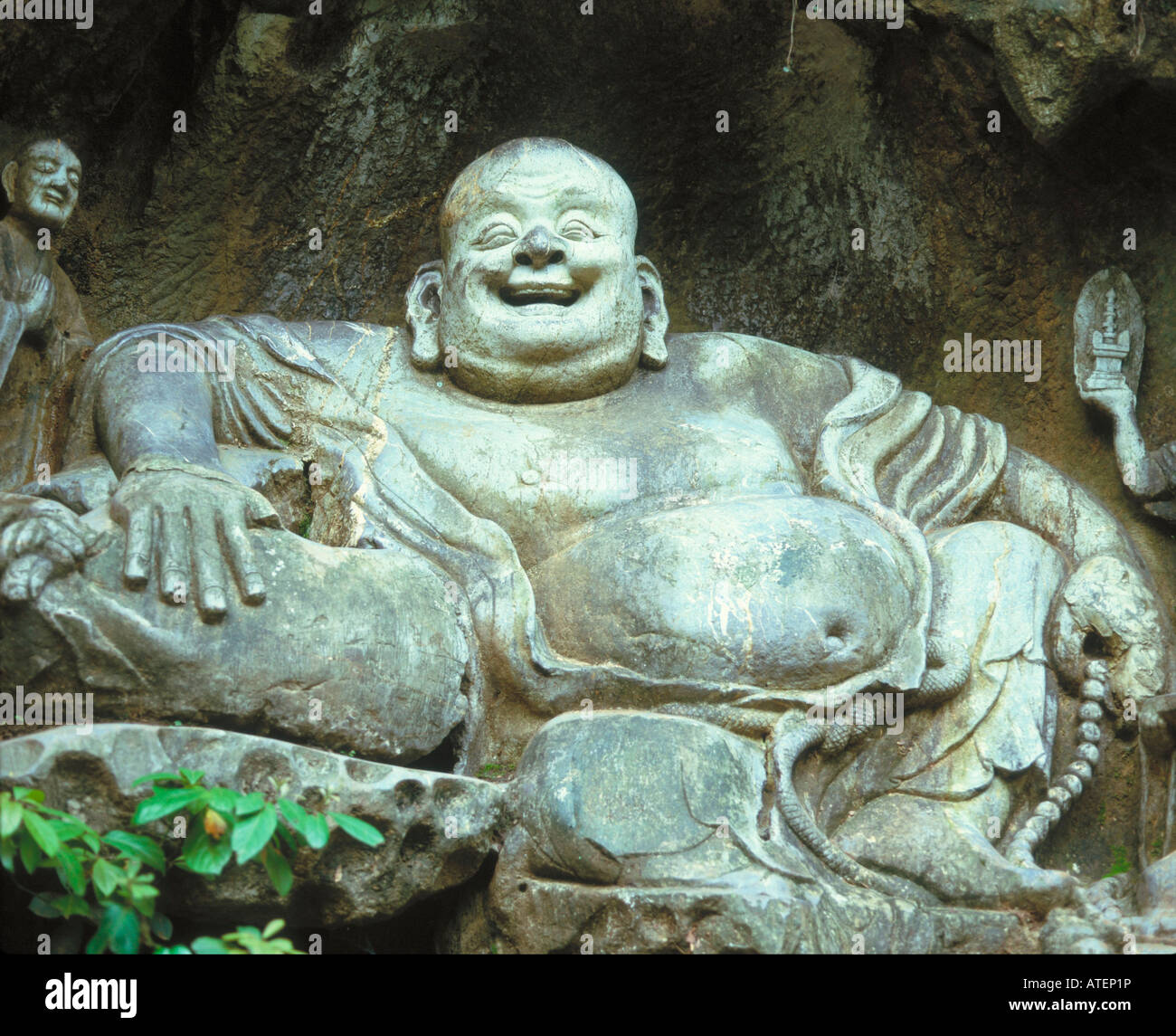 Bouddha qui rit Banque de photographies et d’images à haute résolution ...