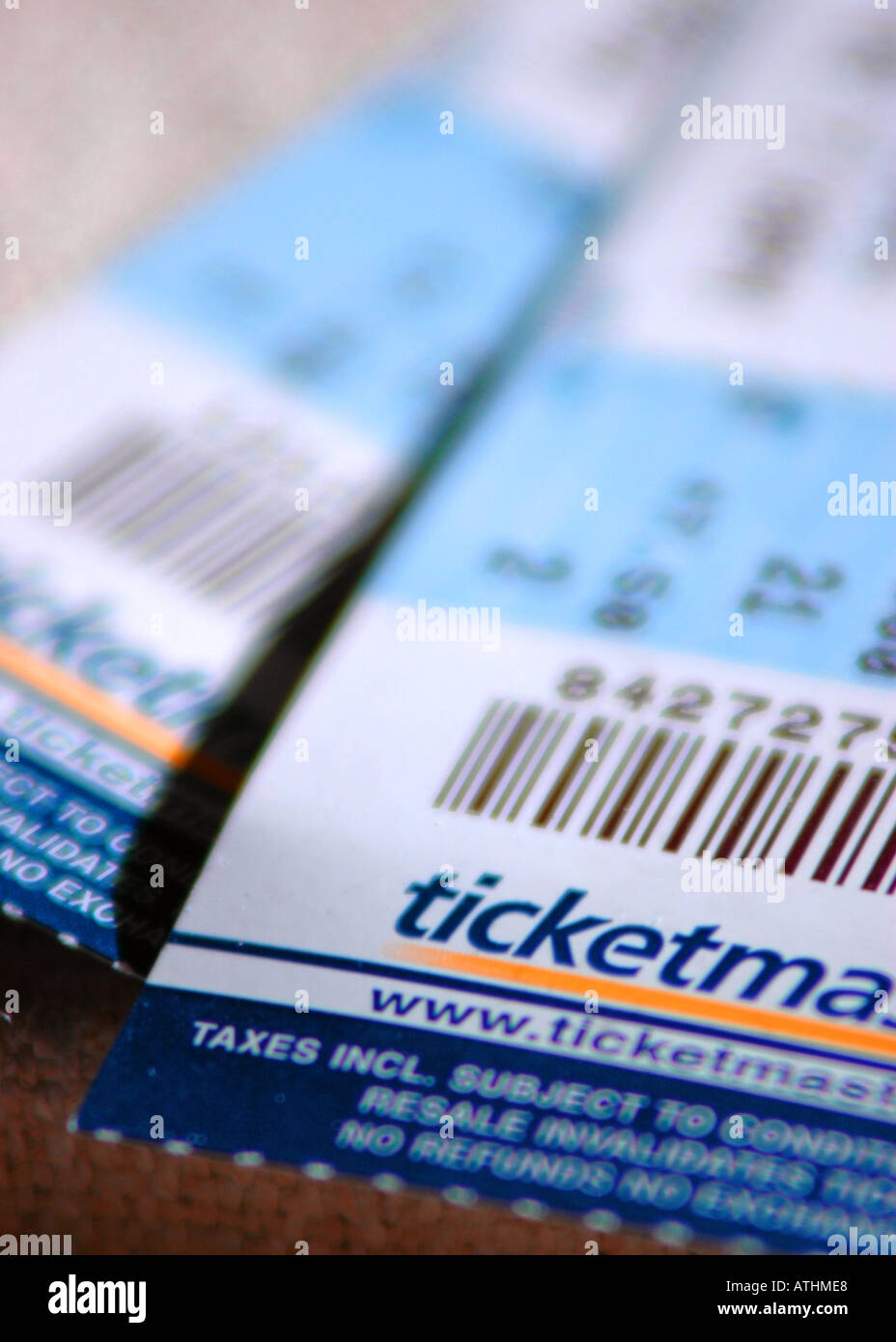 Billets ticketmaster Banque de photographies et d’images à haute ...