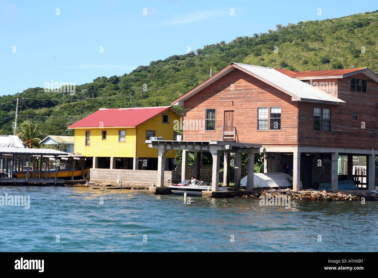 île de guanaja Banque de photographies et d’images à haute résolution ...