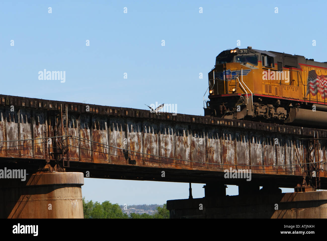 Train tressel bridge Banque de photographies et d’images à haute ...