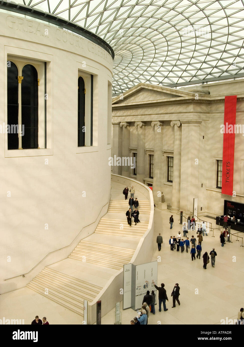 La grande salle de lecture du british museum Banque de photographies et ...