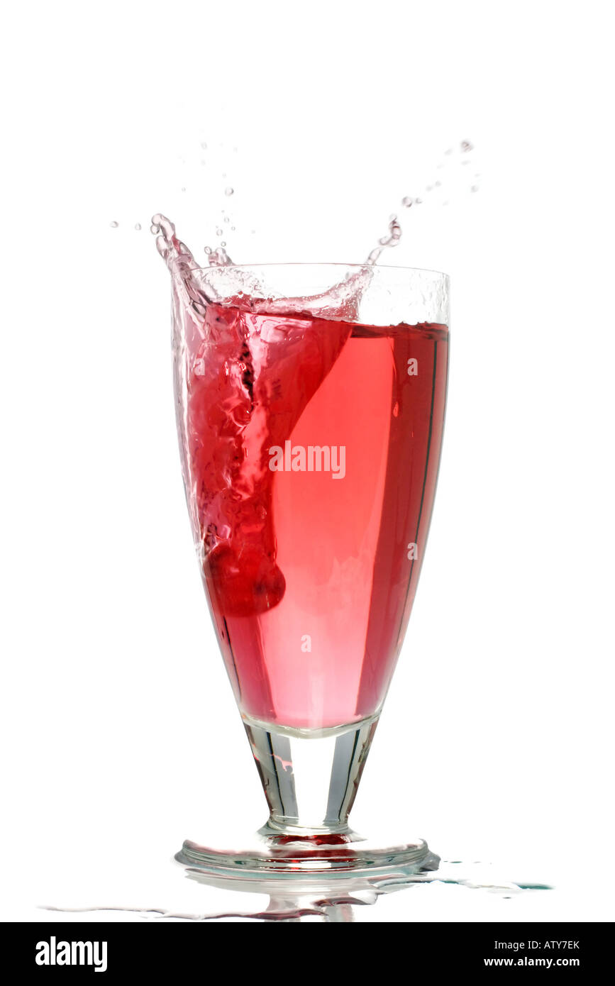 Fruit juice splash Banque de photographies et d’images à haute ...